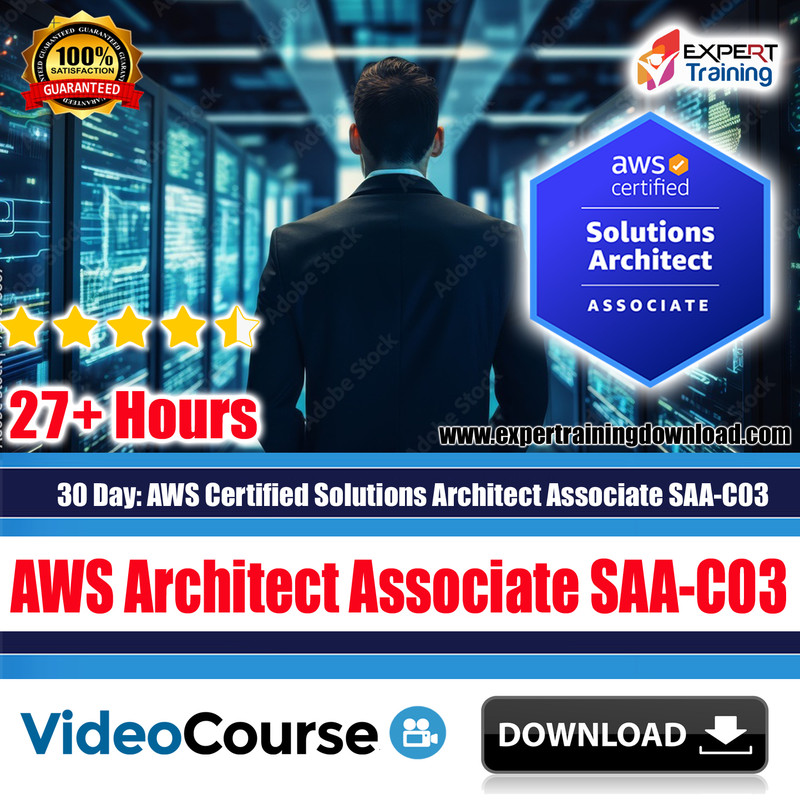 30Day AWS Certified Solutions Architect Associate SAA-C03 - Expert Training