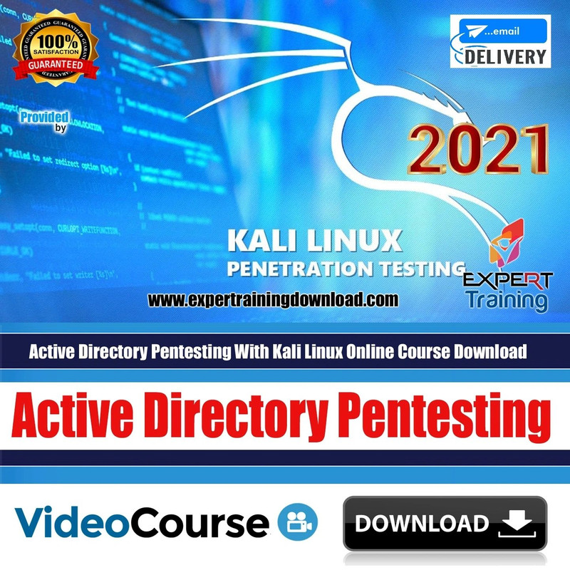 Active Directory Pentesting With KaliLinux - RedTeam - Expert Training