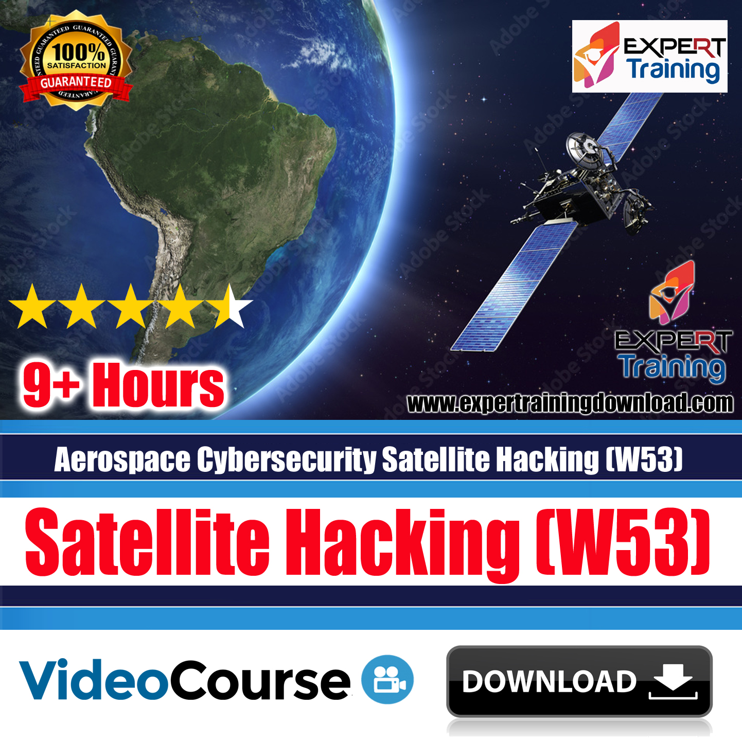 Aerospace Cybersecurity Satellite Hacking (W53) - Expert Training
