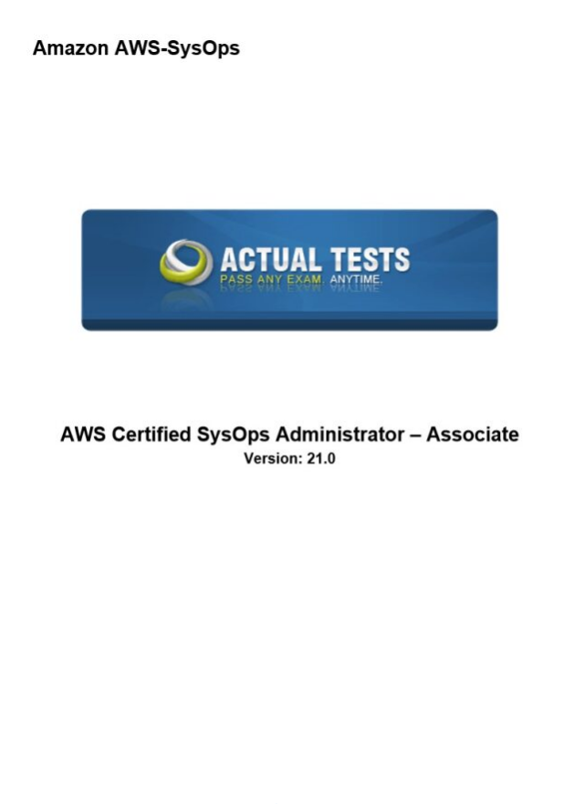 AWS-SysOps - Expert Training