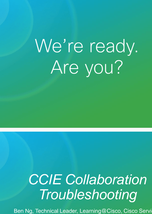 CCIE Collaboration Lab Exam - Expert Training
