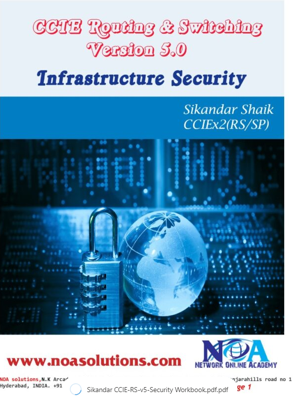 CCIE-RS-v5-Security Workbook - Expert Training