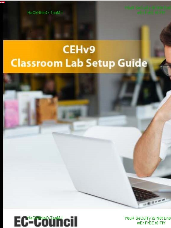 CEHv9 Lab Setup Guide - Expert Training