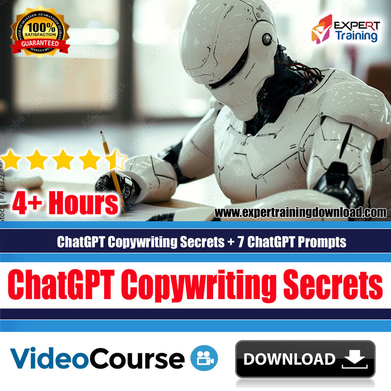 ChatGPT Copywriting Secrets + 7 ChatGPT Prompts - Expert Training
