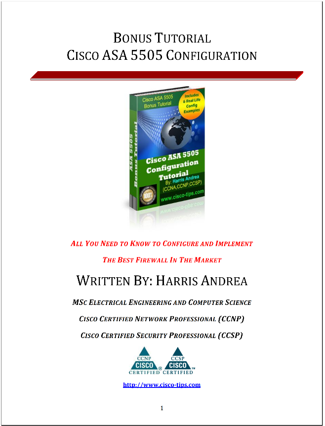Cisco ASA 5505 Configuration Tutorial - 2010 - Expert Training
