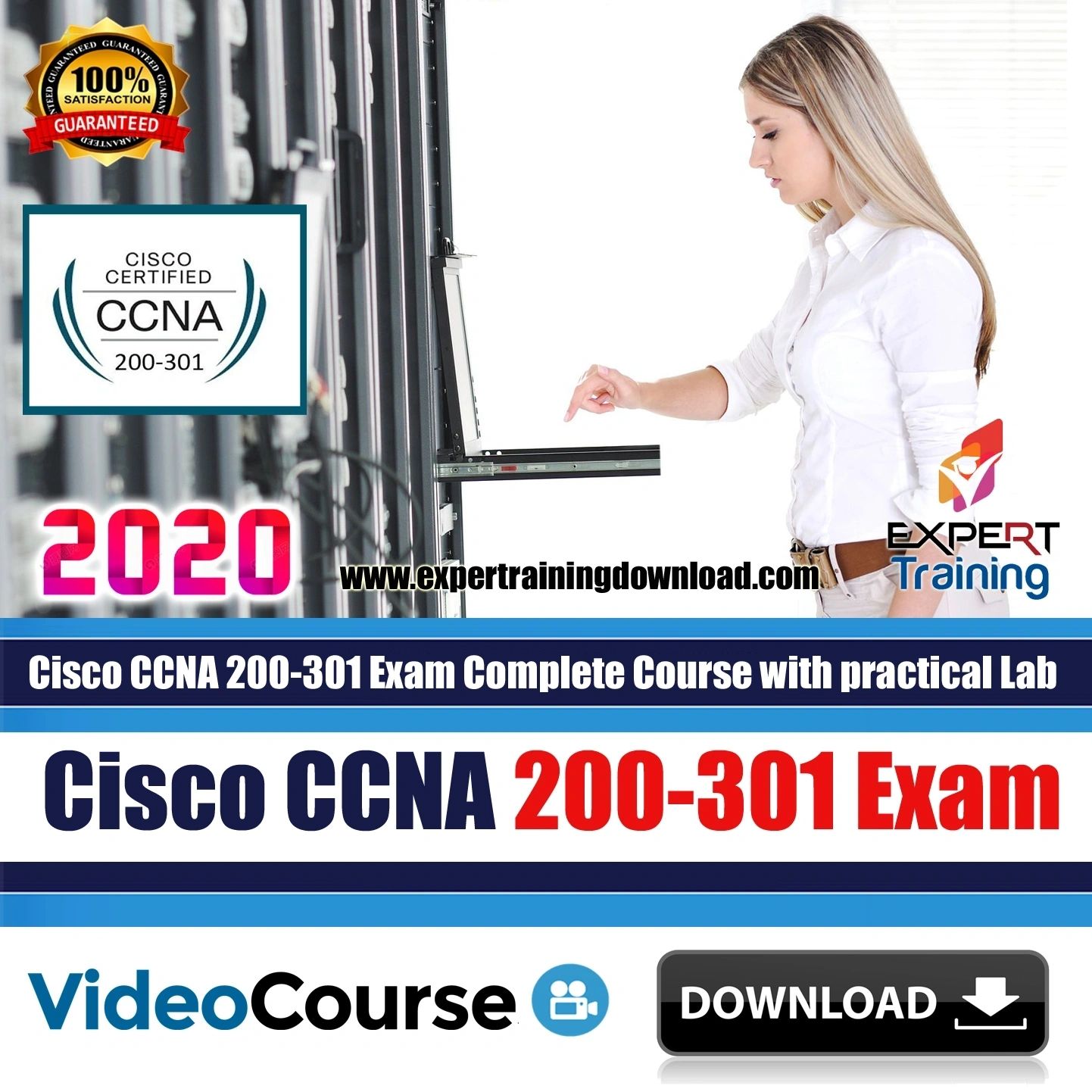 Cisco CCNA 200-301 Exam Complete 76 Hrs Course with practical labs & PDF Guides - Expert Training