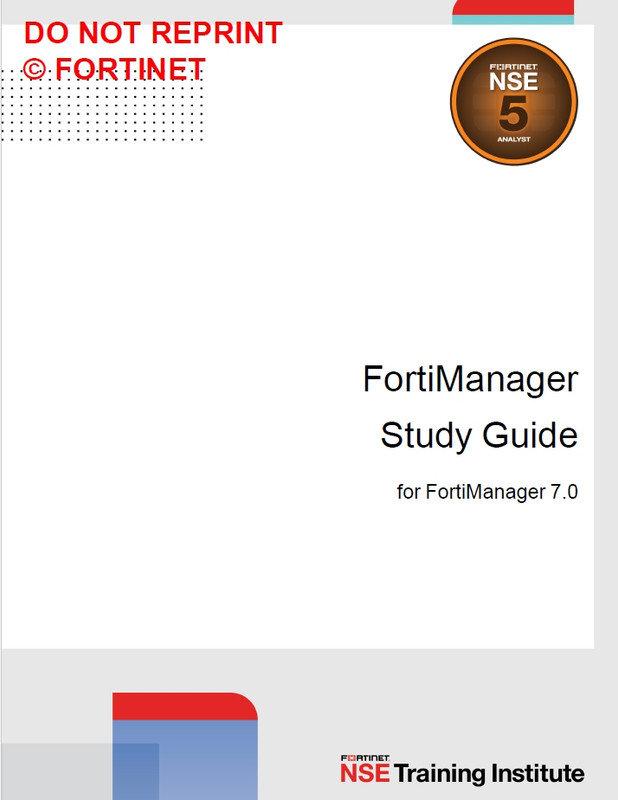 FortiManager 7.0 Study Guide-Online - Expert Training