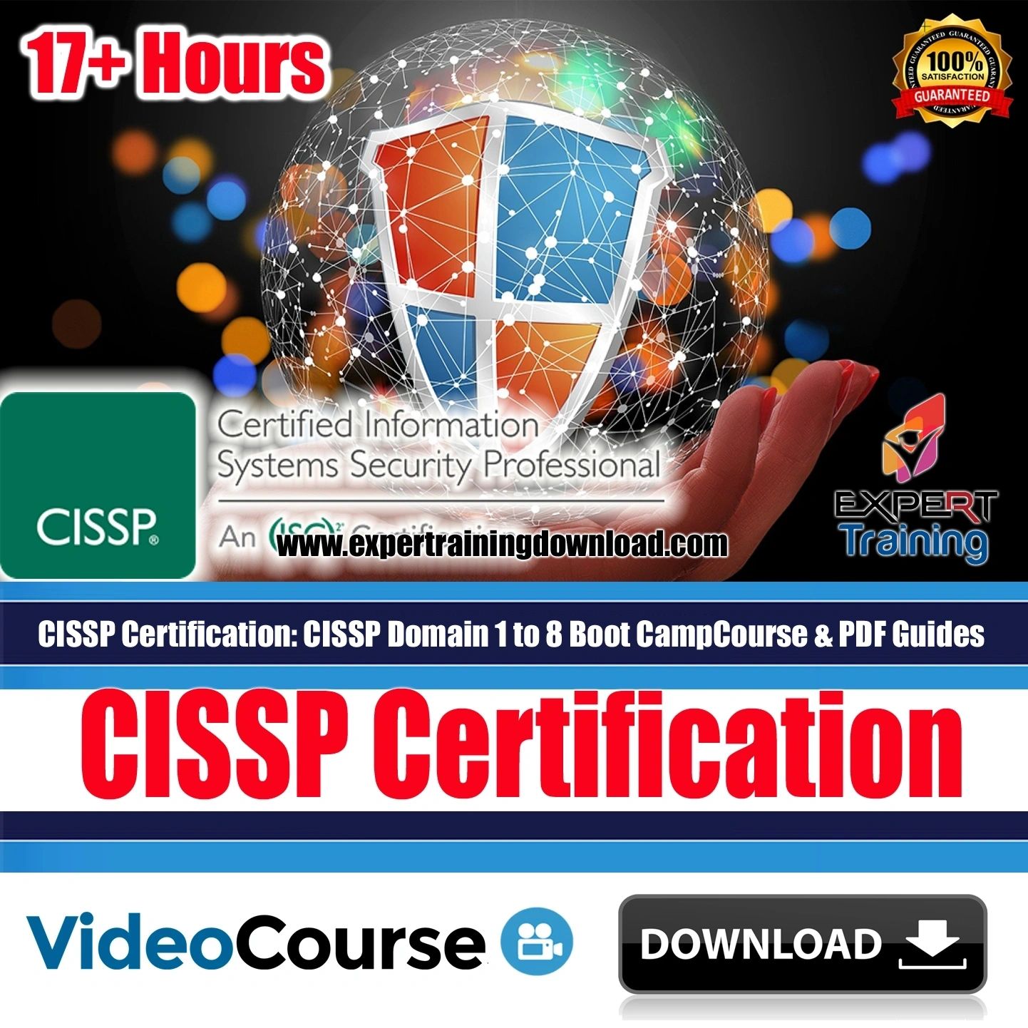 CISSP Certification CISSP Domain 1 to 8 Boot Camp Course & PDF Guides - Expert Training