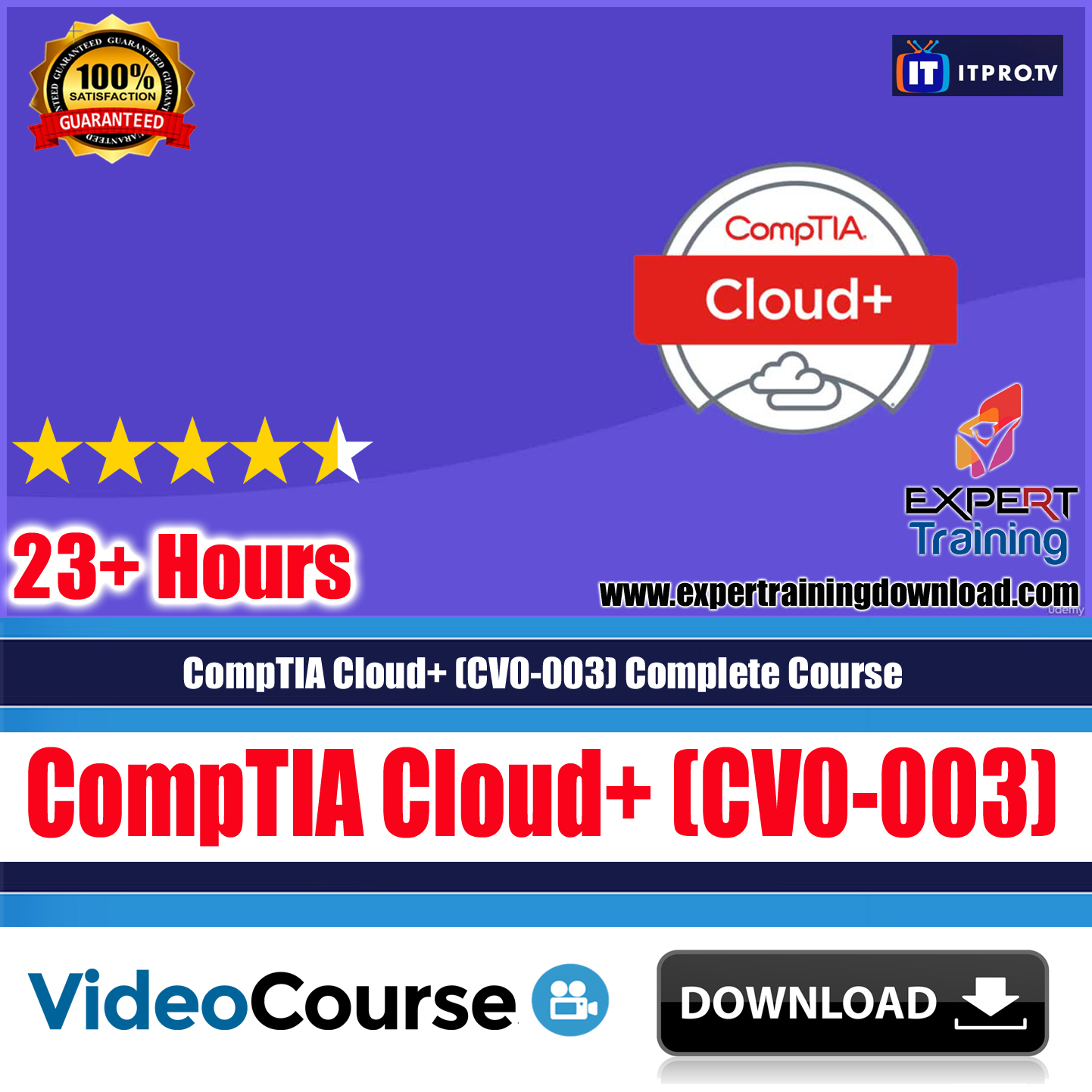 Cloud Computing - CompTIA Cloud+ Cert. (CV0-003) Course - Expert Training