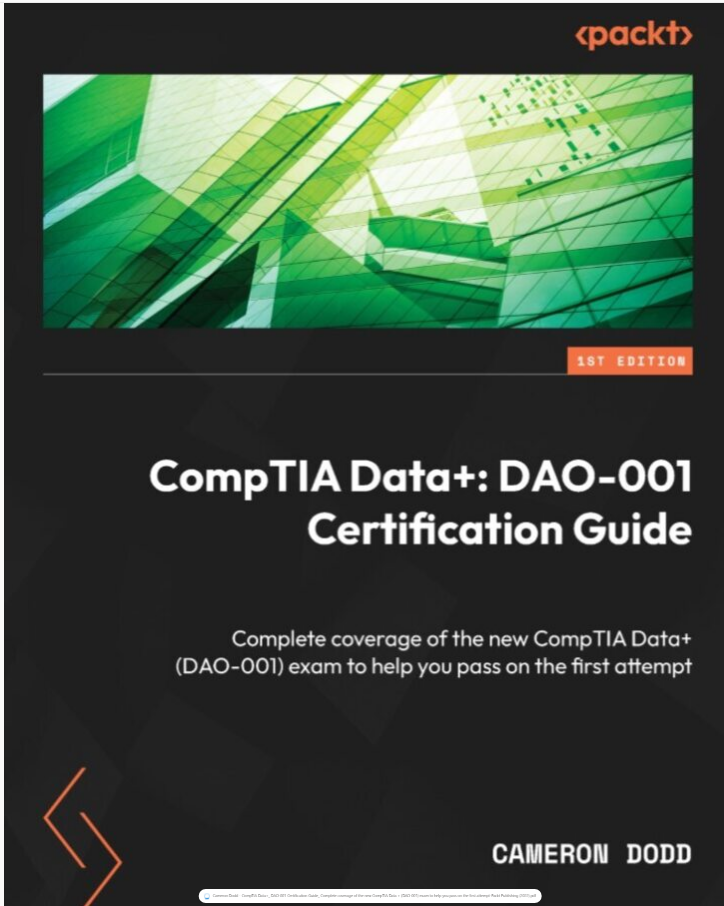 CompTIA Data+: DAO-001 Certification PDF Guide - Expert Training