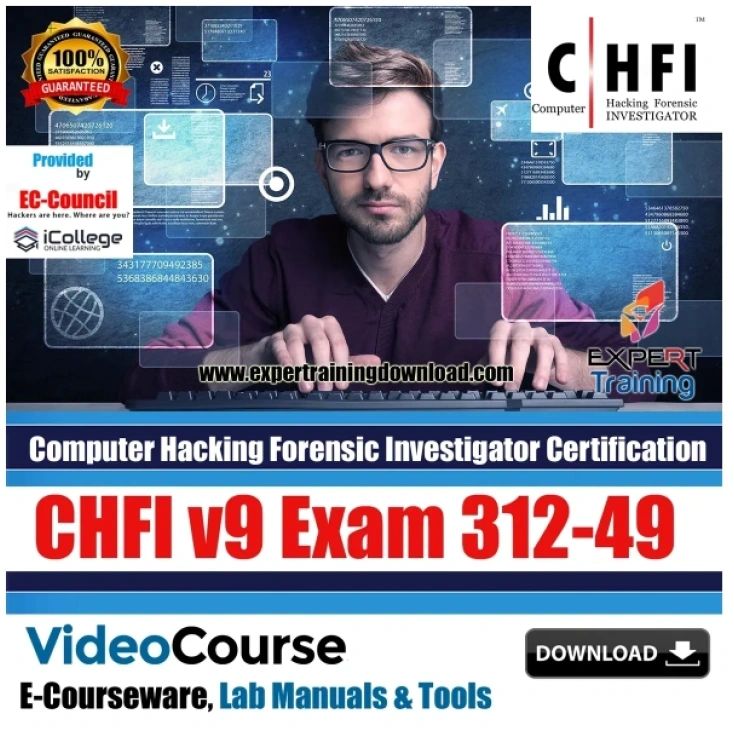 Computer Hacking Forensic Investigator v9 (CHFI v9) Course & LAB Tools - Expert Training