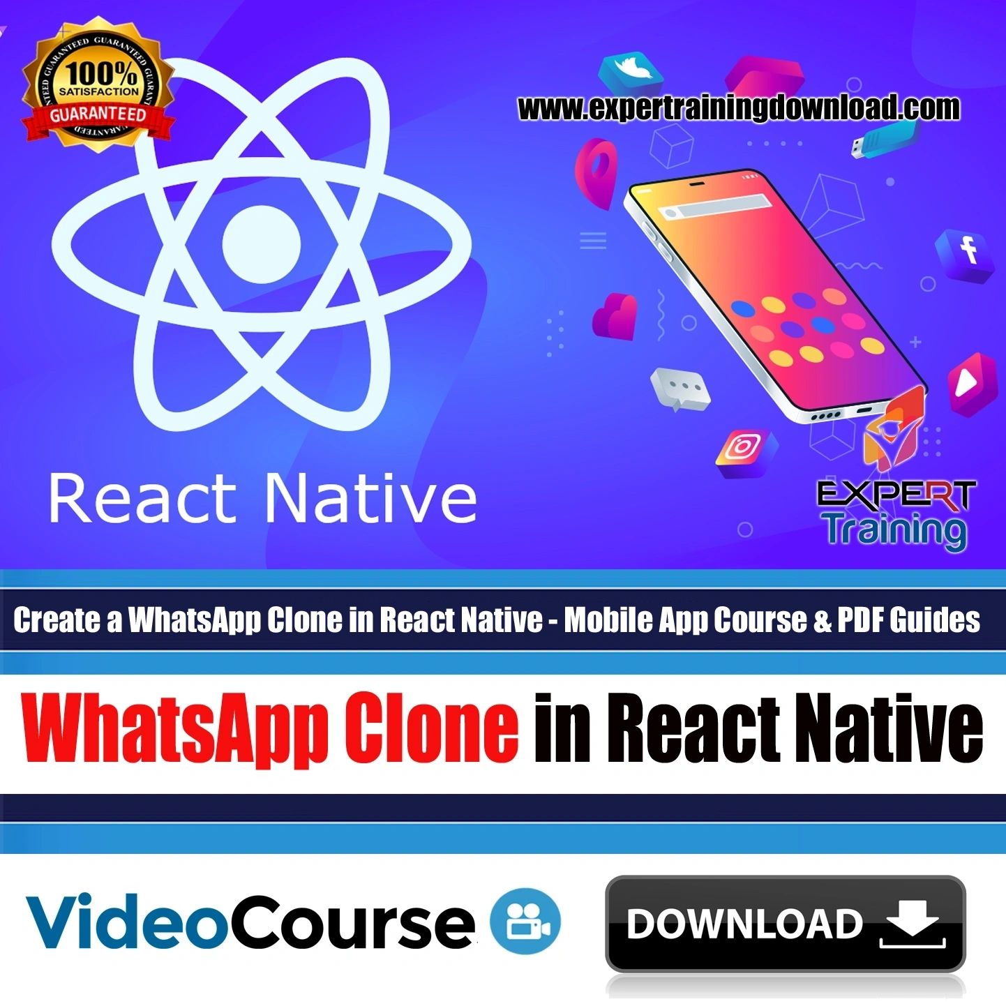 Create a WhatsApp Clone in React Native - Mobile App Course & PDF ...