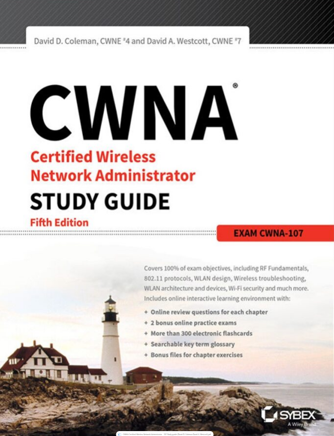 CWNA Certified Wireless Network Administrator - 107 Study guide ...