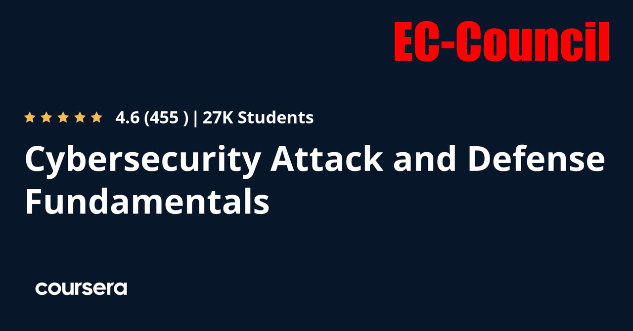 Cybersecurity Attack & Defense Fundamentals - EC-Council - Expert Training