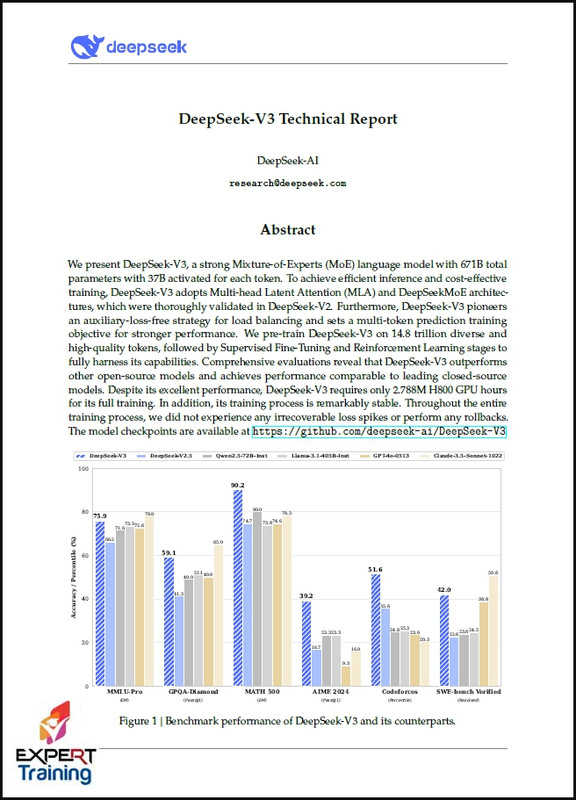 DeepSeek-V3 Technical Report: Advancements in AI Research (2024) - Expert Training