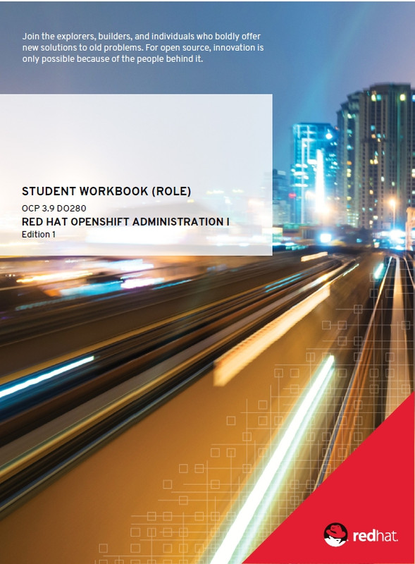 DO280 Red Hat OpenShift I: Essential Admin Guide - Expert Training
