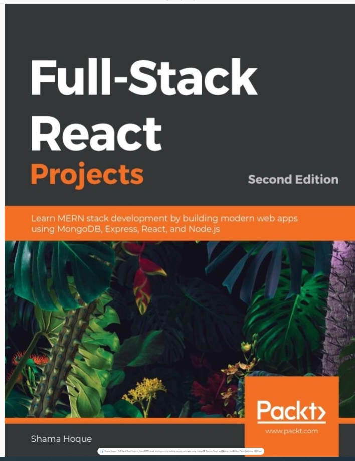 Full-Stack React Projects_ Learn MERN stack development by building ...