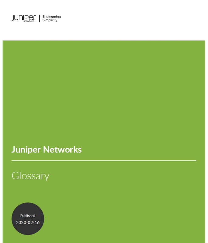 Juniper Networks Glossary - Expert Training