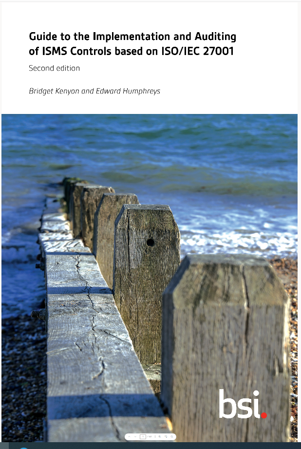 Guide to the Implementation and Auditing of ISMS Controls Based on ISO ...