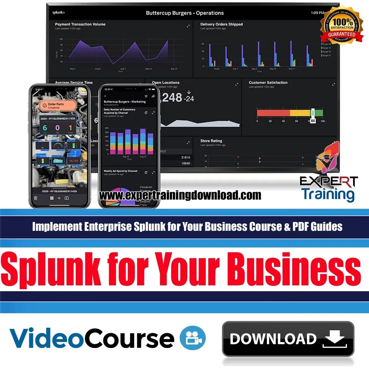 Implement Enterprise Splunk for Your Business Course & PDF Guides - Expert Training