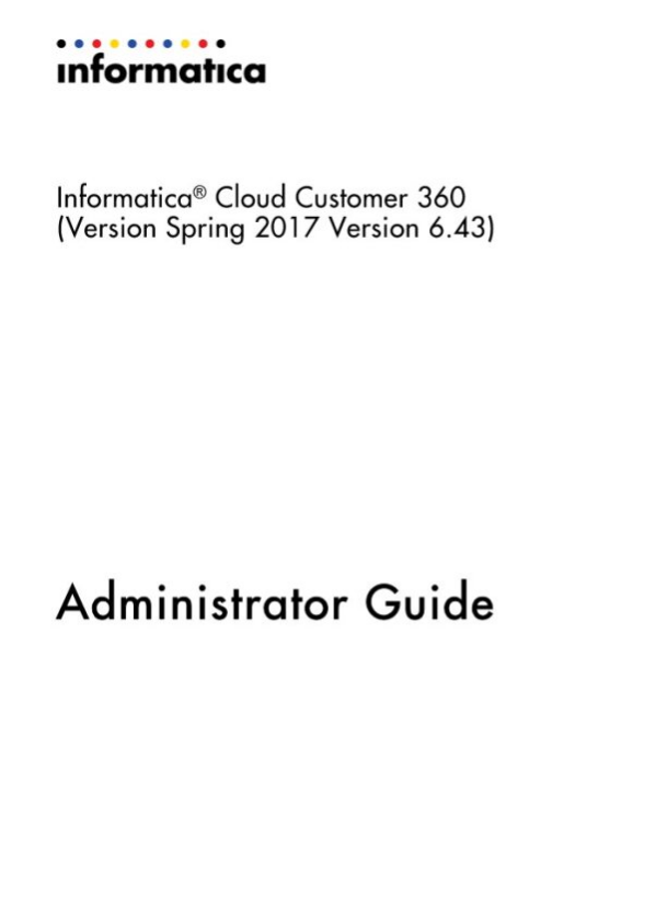 Informatica Cloud Customer 360.pdf - Expert Training