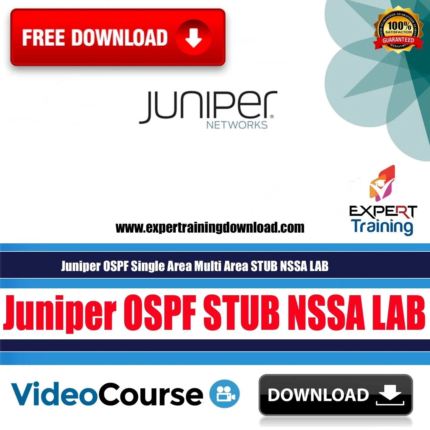 Juniper Ospf Single Area Multi Area Stub Nssa Lab Course Expert Training