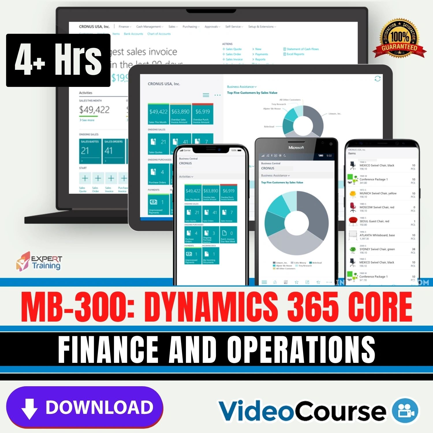 MB-300: Dynamics 365 Core Finance and Operations - Expert Training