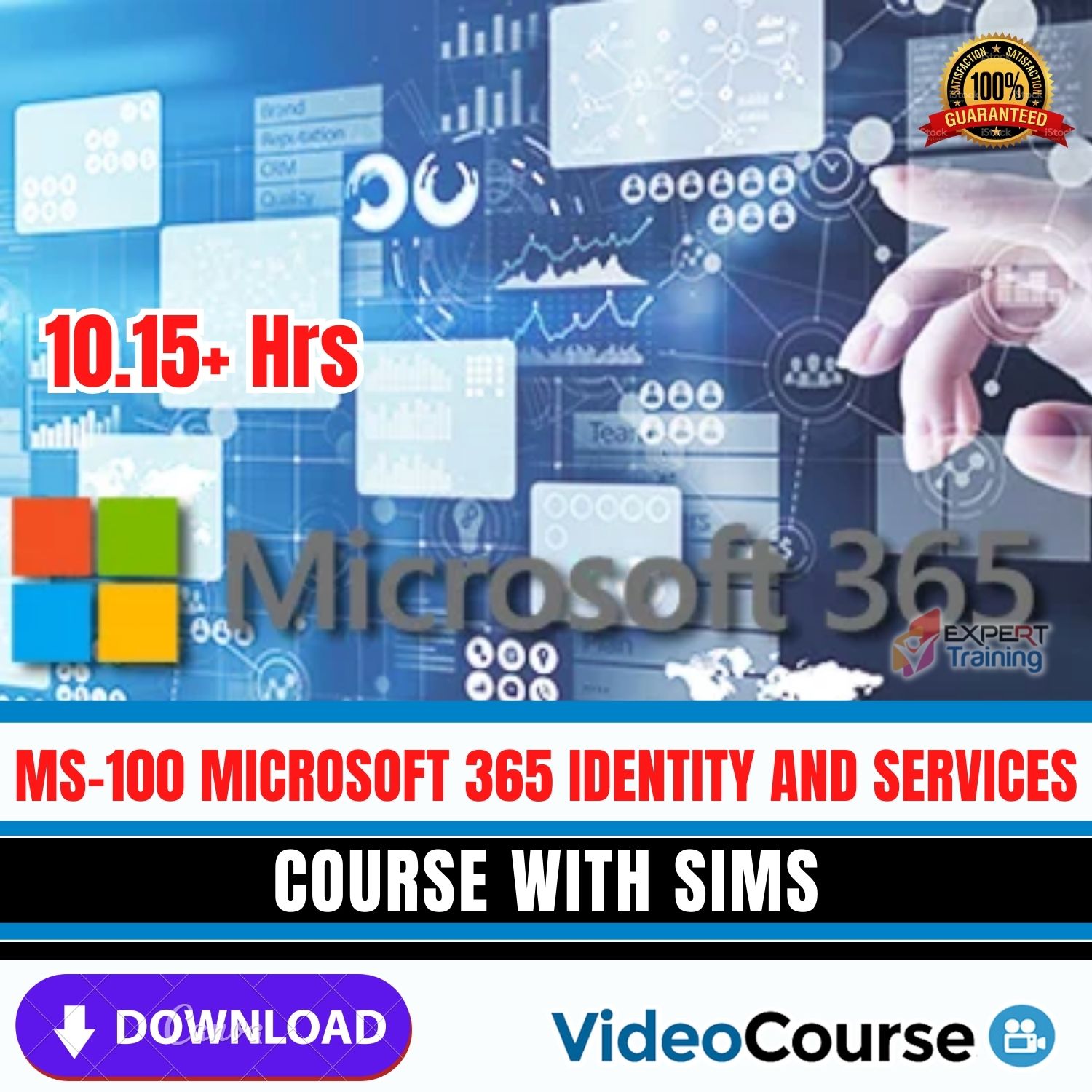 MS-100 Microsoft 365 Identity and Services Course with Sims - Expert Training