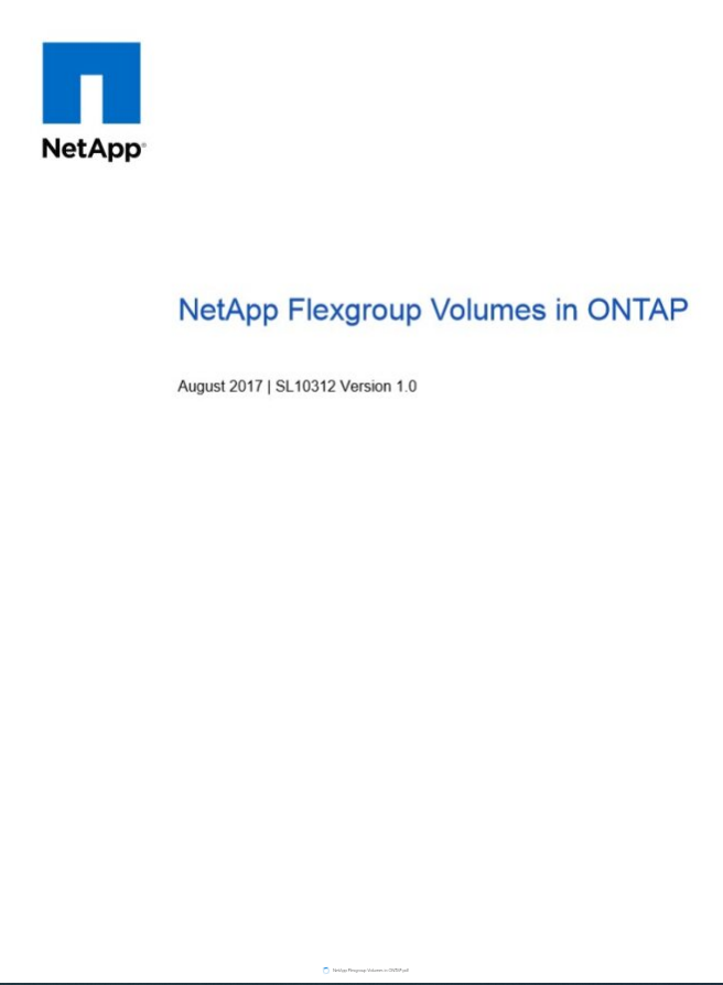 NetApp Flexgroup Volumes in ONTAP.pdf - Expert Training