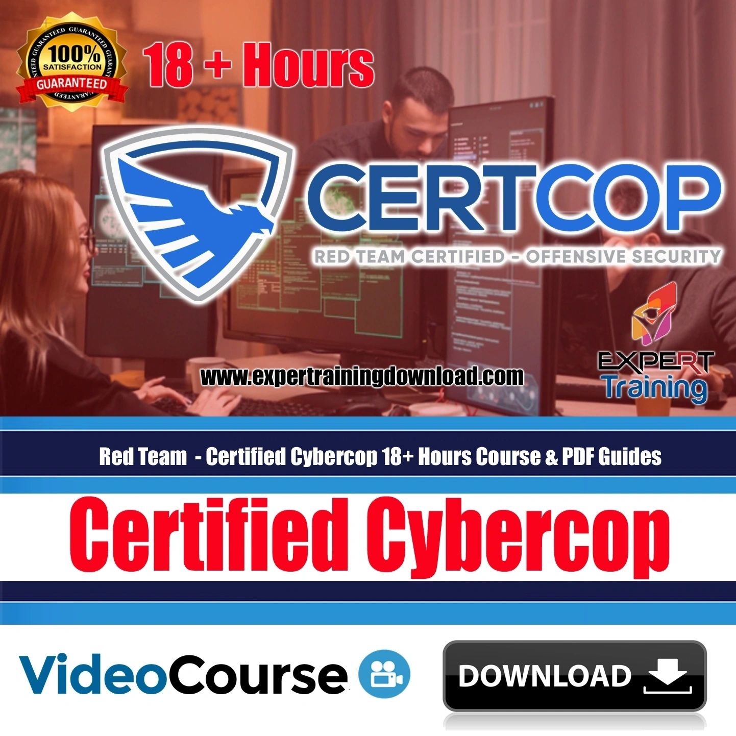 Red Team - Certified Cybercop (18 Hours) Course & PDF Guides - Expert Training