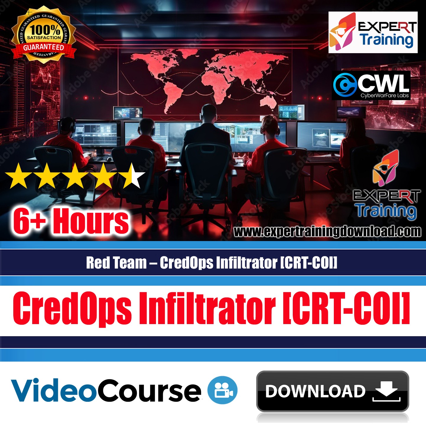 Red Team – CredOps Infiltrator (CRT-COI) Course - Expert Training