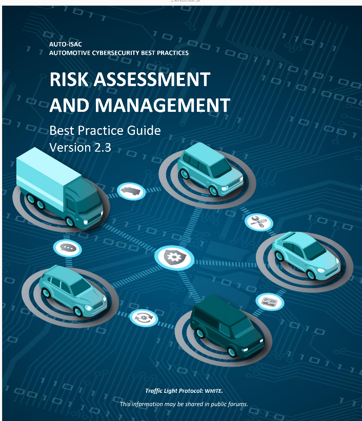 Risk assessment and management. 4-Auto-ISAC (2019) - Expert Training
