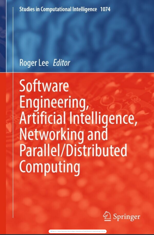 Software Engineering Artificial Intelligence Networking And Paralleldistributed Computing