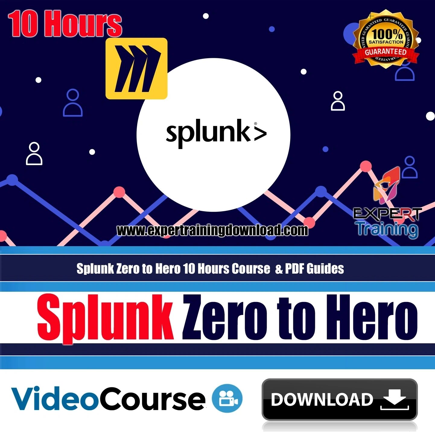 Splunk Zero to Hero 10 Hours Course & PDF Guides - Expert Training