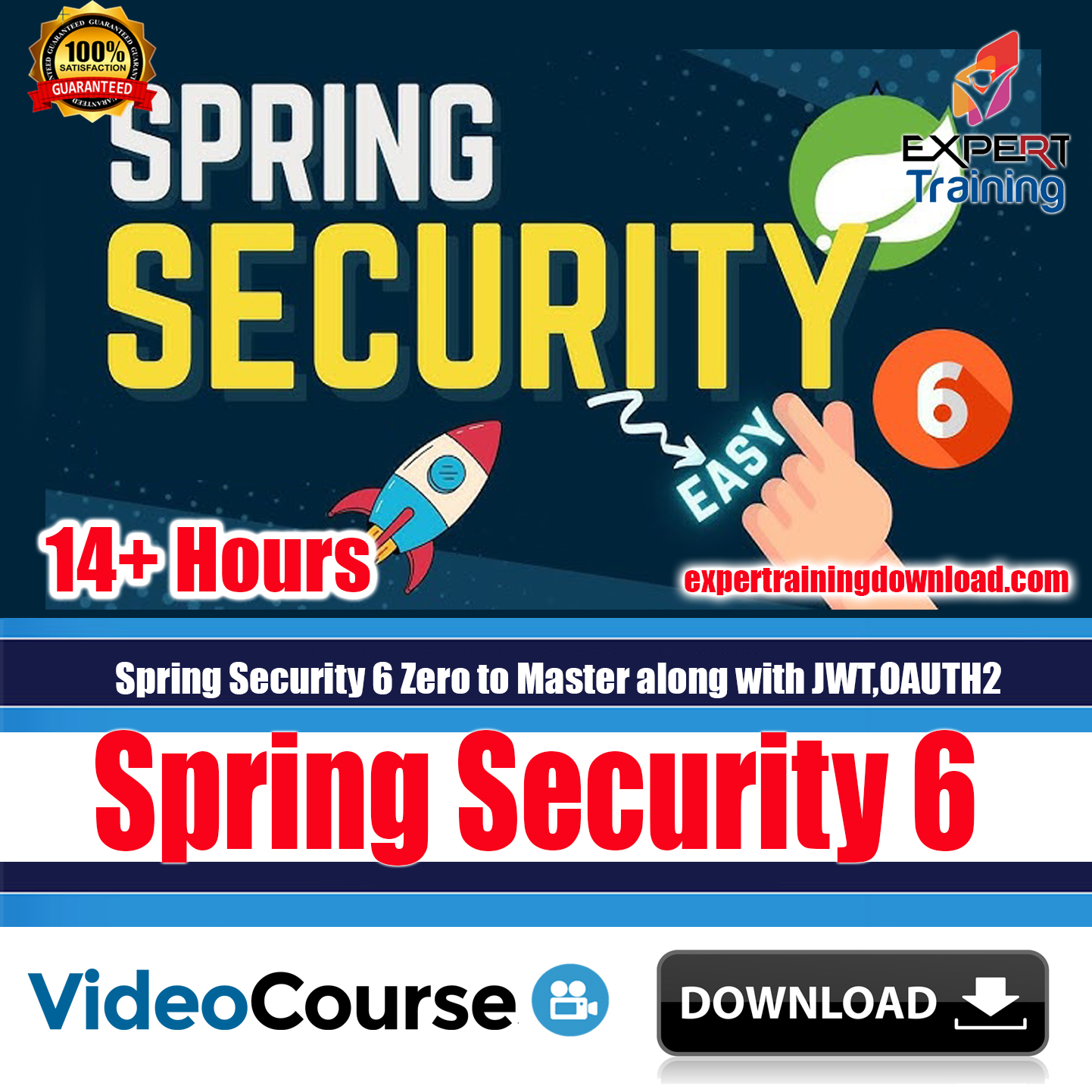 Spring Security 6 Zero to Master along with JWT,OAUTH2 - Expert Training