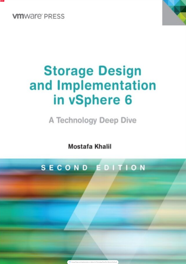 Storage Design and Implementation in vSphere 6 A Technology Deep Dive ...