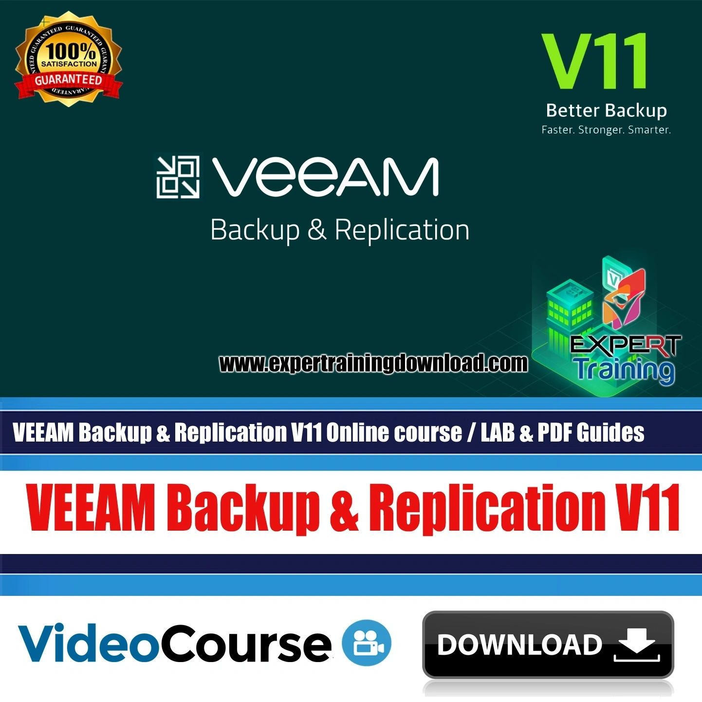 VEEAM Backup & Replication V11 course LAB Course - Expert Training