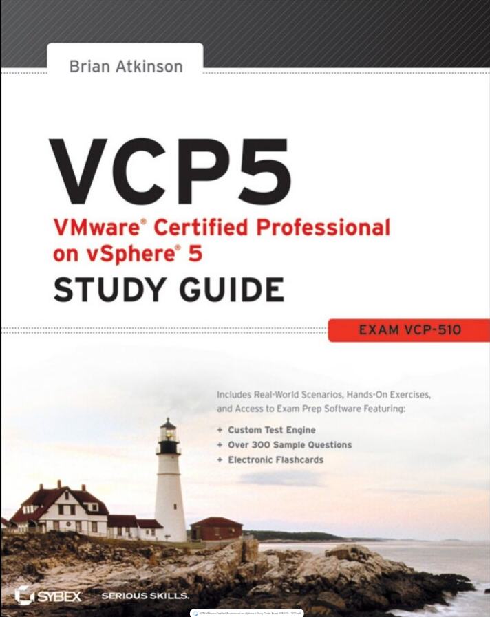 VMware Certified Professional on vSphere 5 Study Guide - Expert Training