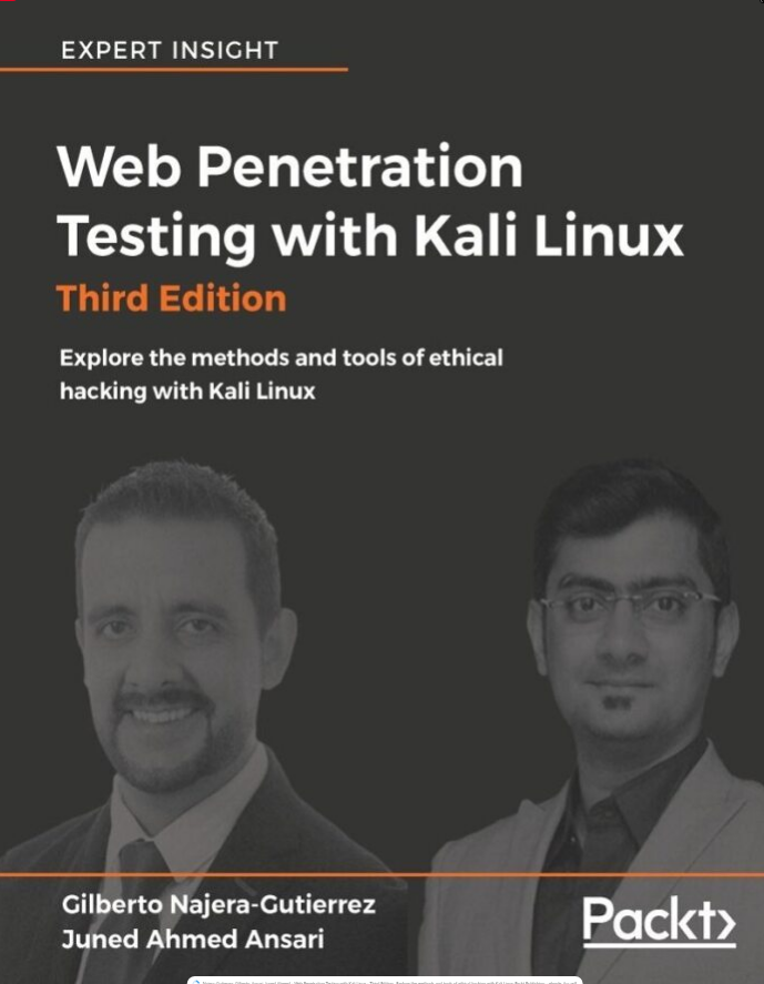 Web Penetration Testing with Kali Linux - Third Edition_ Explore the ...