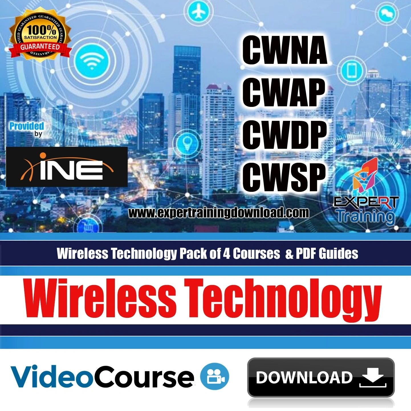 Wireless Technology Pack of 4 Courses & PDF Guides - Expert Training