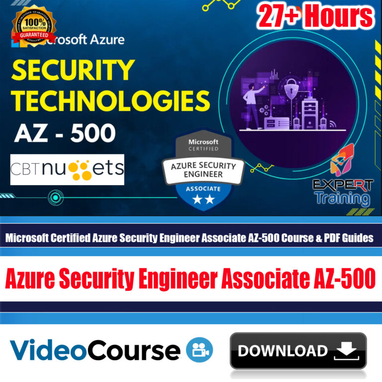 Microsoft Certified Azure Security Engineer Associate AZ-500 Course ...