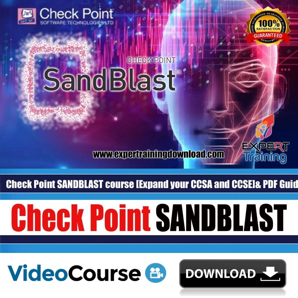Check Point SANDBLAST course [Expand your CCSA and CCSE] Course & PDF ...