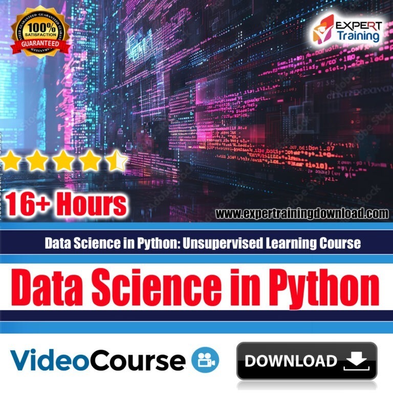 Data Science in Python Unsupervised Learning Course - Expert Training