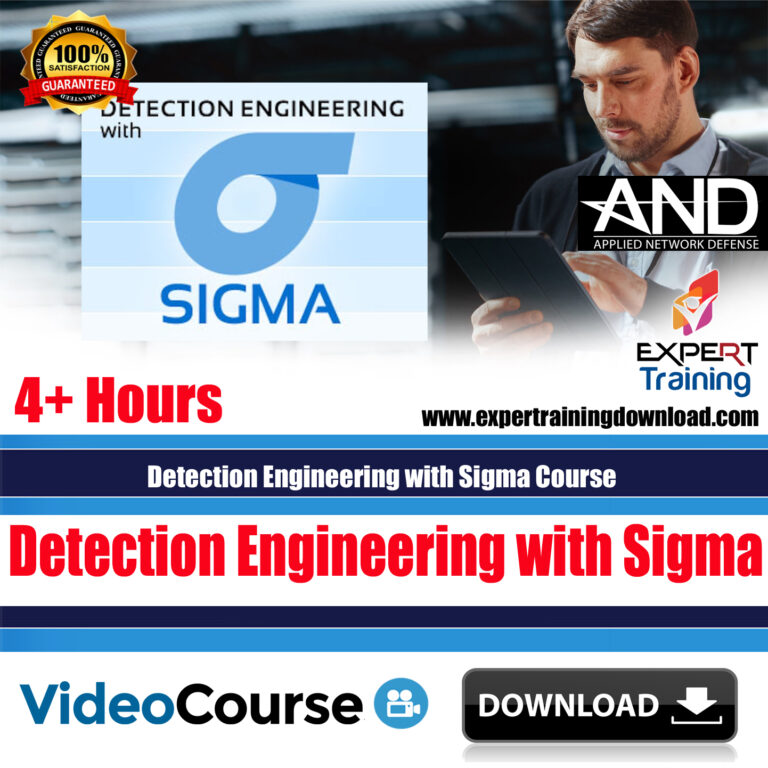 Detection Engineering with Sigma Course - Expert Training