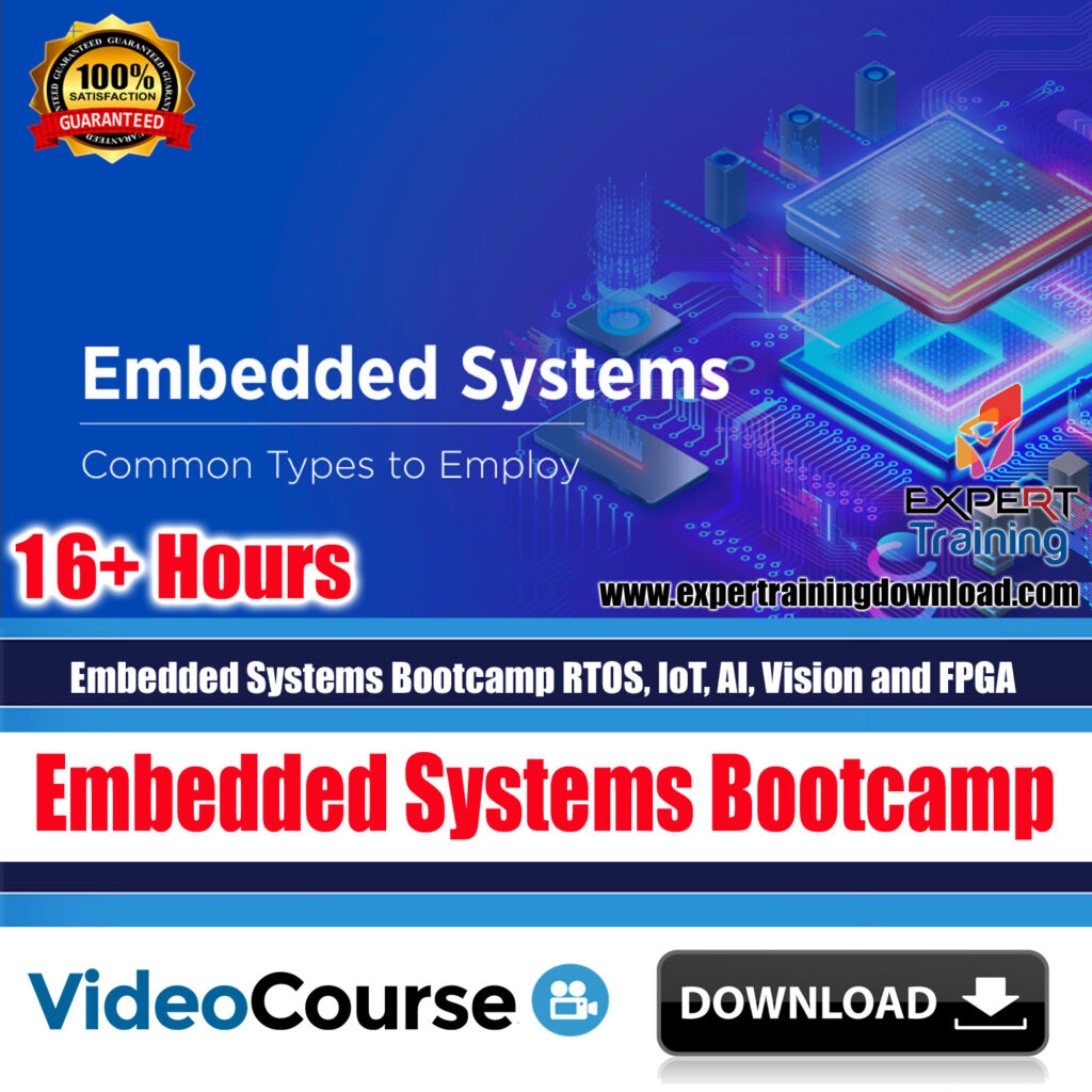 Embedded Systems Bootcamp RTOS, IoT, AI, Vision and FPGA - Expert Training