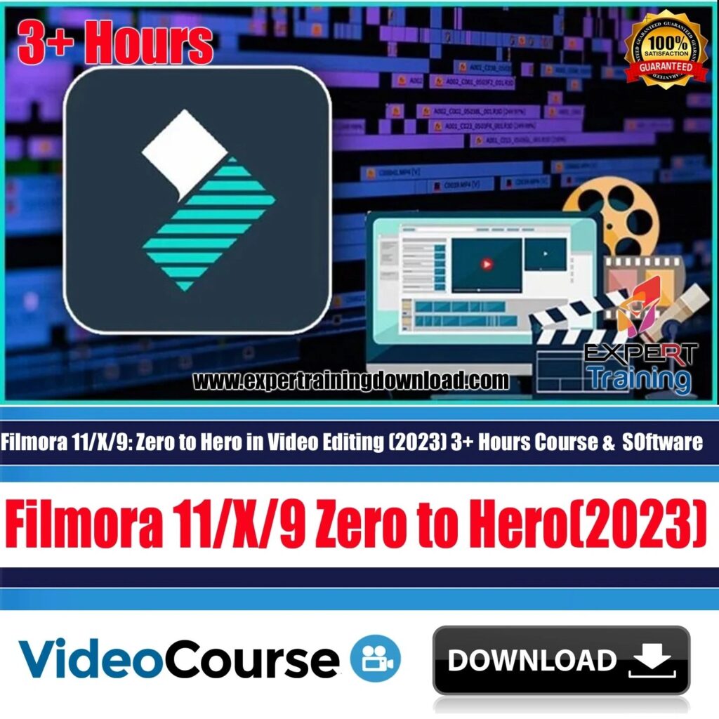 Filmora 11X9 Zero to Hero in Video Editing (2023) 3+ Hours Course & Software