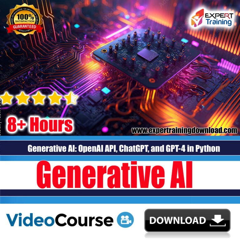 Generative AI OpenAI API, ChatGPT, and GPT-4 in Python - Expert Training