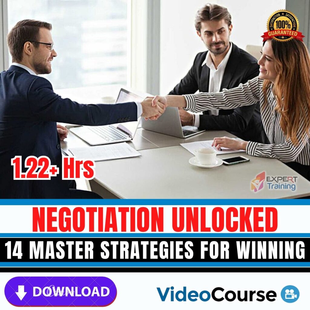 Negotiation Unlocked 14 Master Strategies For Winning - Expert Training