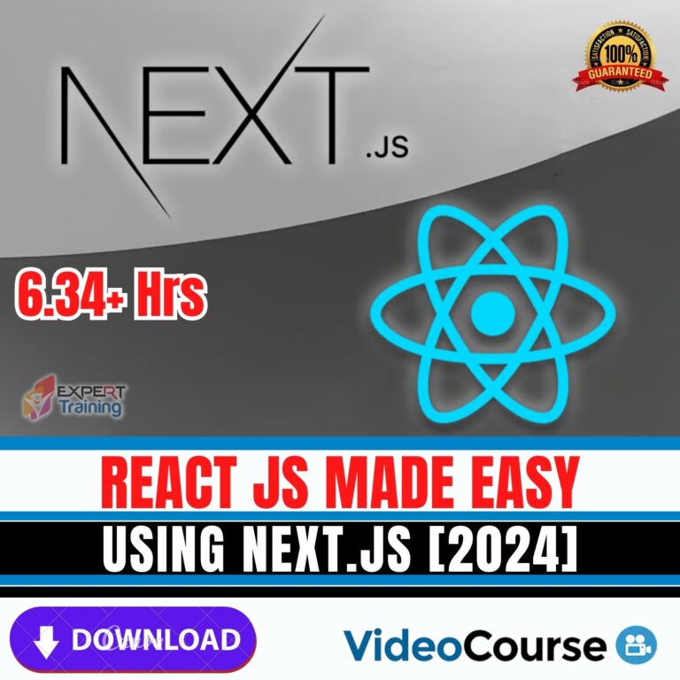 React JS Made Easy ‑ Using Next.JS [2024] - Expert Training