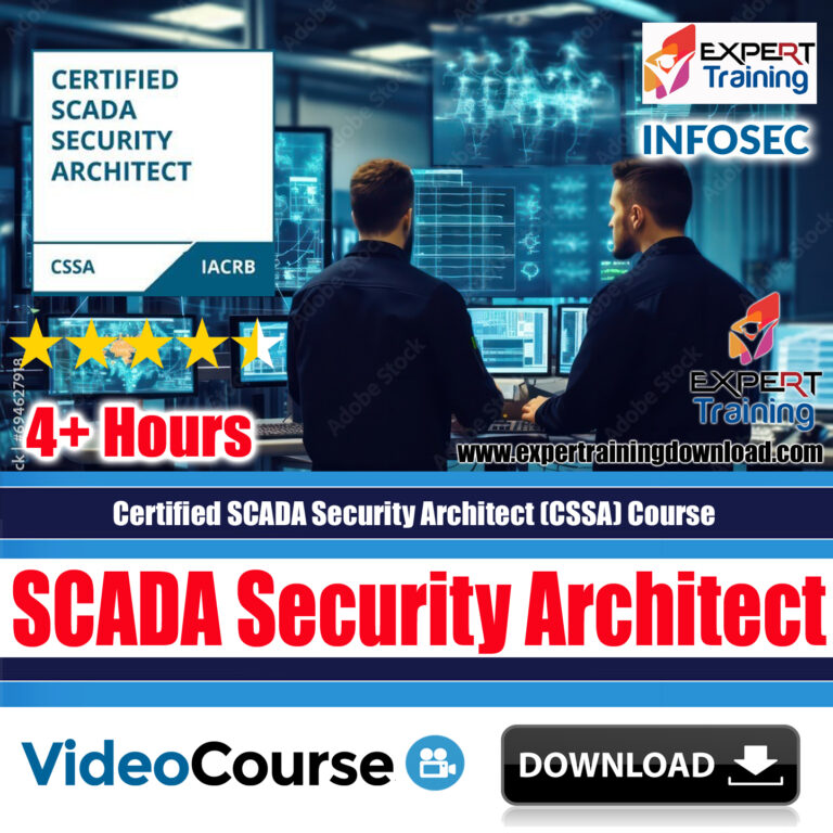 Certified SCADA Security Architect (CSSA) Course - Expert Training